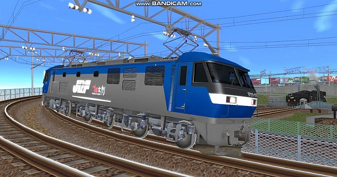 VRM5版EF210-108電気機関車から: 鉄道模型シミュレータ―5で一人遊びだ。