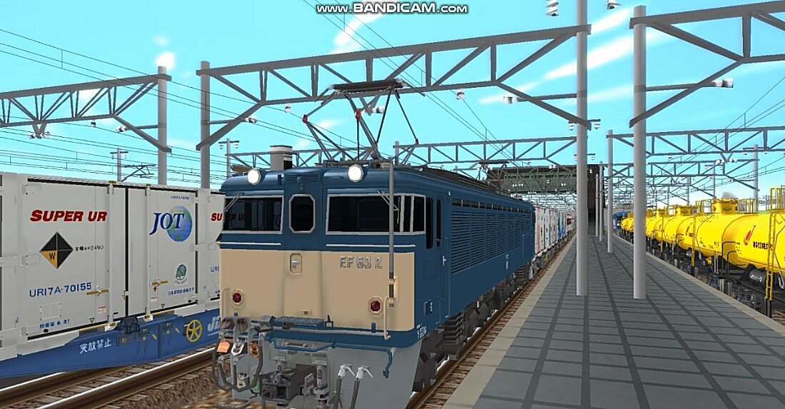 VRM5版EF63-2電気機関車アンテナ付から: 鉄道模型シミュレータ―5で一人遊びだ。